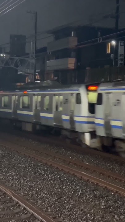 E217系Y-30＋Y-129編成東船橋駅通過シーン #shorts - YouTube