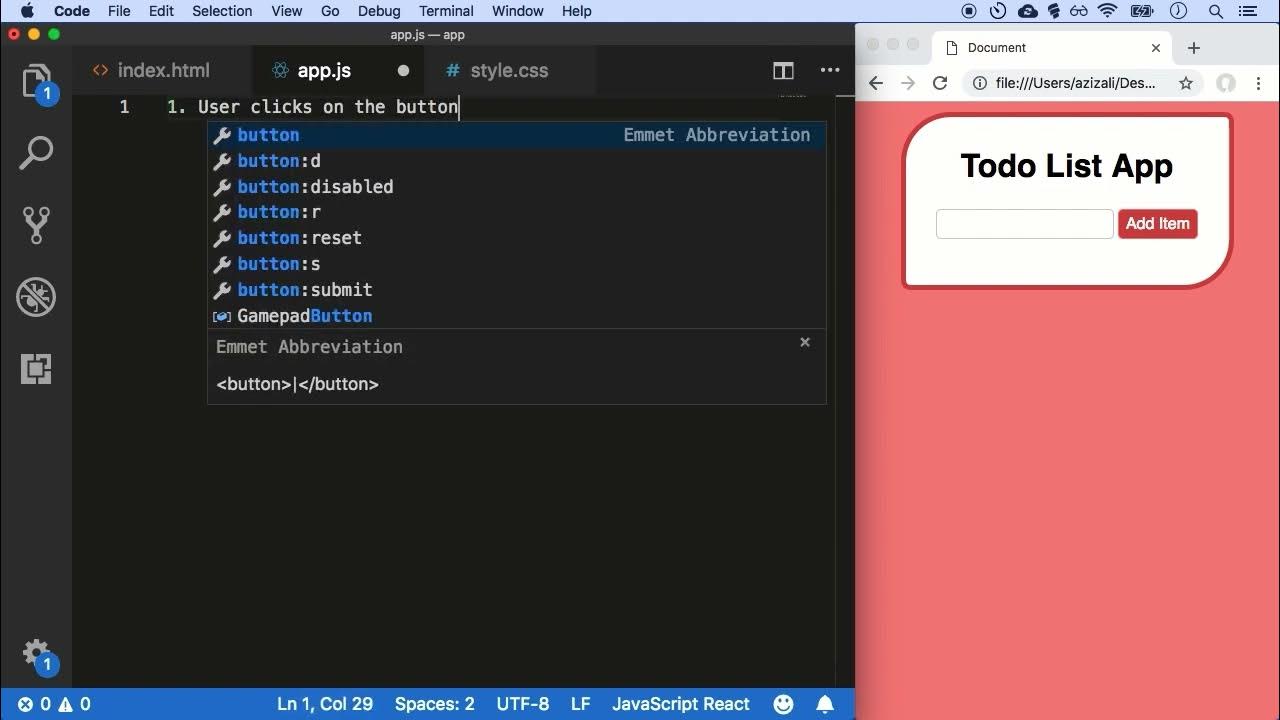 Lesson 71: Project: To-Do List App with Vanilla JavaScript - Part 2 - YouTube