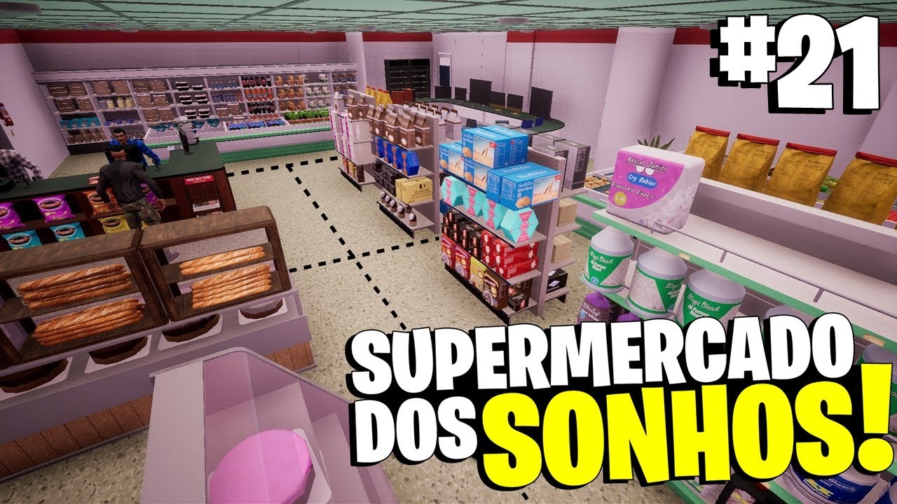 CONSTRUÍ O SUPERMERCADO DOS SONHOS E LOTEI A FAZENDA COM NOVOS ANIMAIS ...