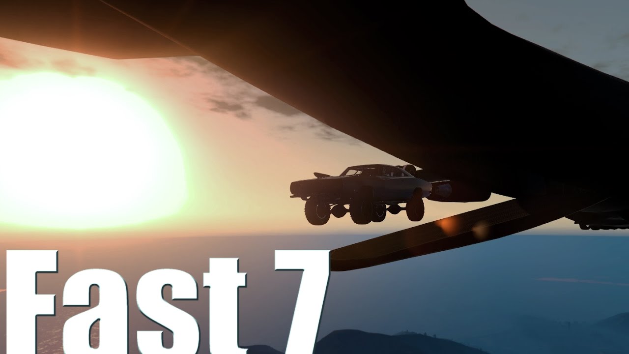 Fast and Furious 7 - Plane Drop Scene (GTA5) - YouTube