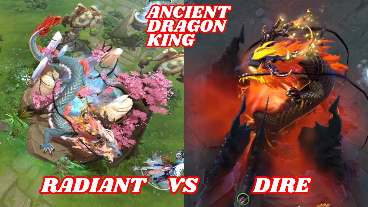 Ancient Dragon King Radiant vs Dire - Dota 2 - YouTube