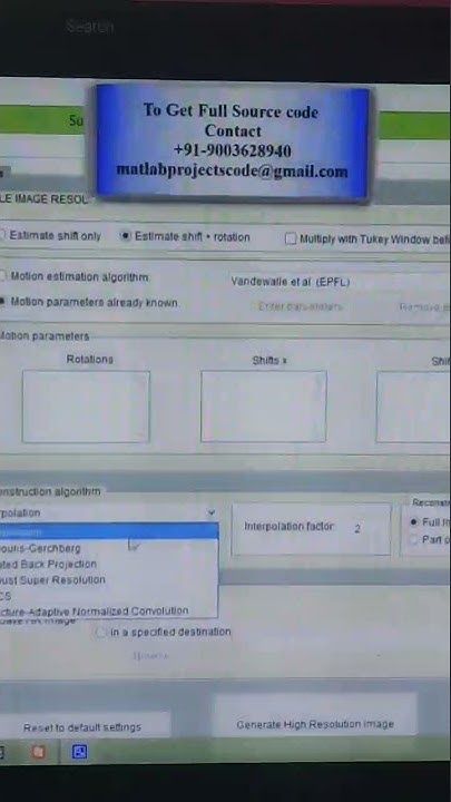 Single Image Super-Resolution Based on Gradient Profile Sharpness | MATLAB CODE - YouTube