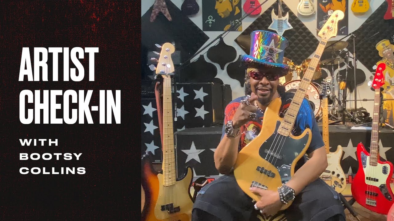 Bootsy Collins Shows His Fender Collection | Fender Artist Check-In ...