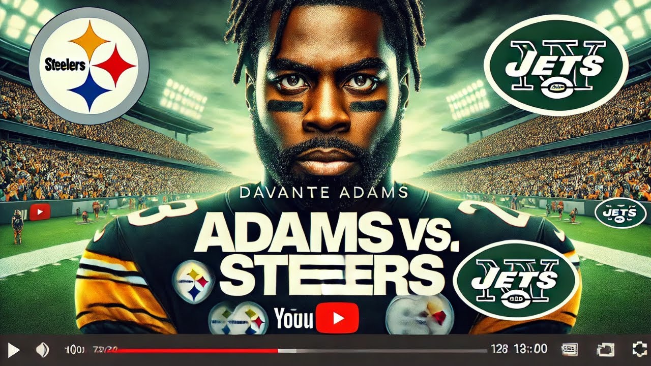 🚨💥WILL DAVANTE ADAMS DESTROY THE STEELERS DEFENSE? WATCH THE JETS ...