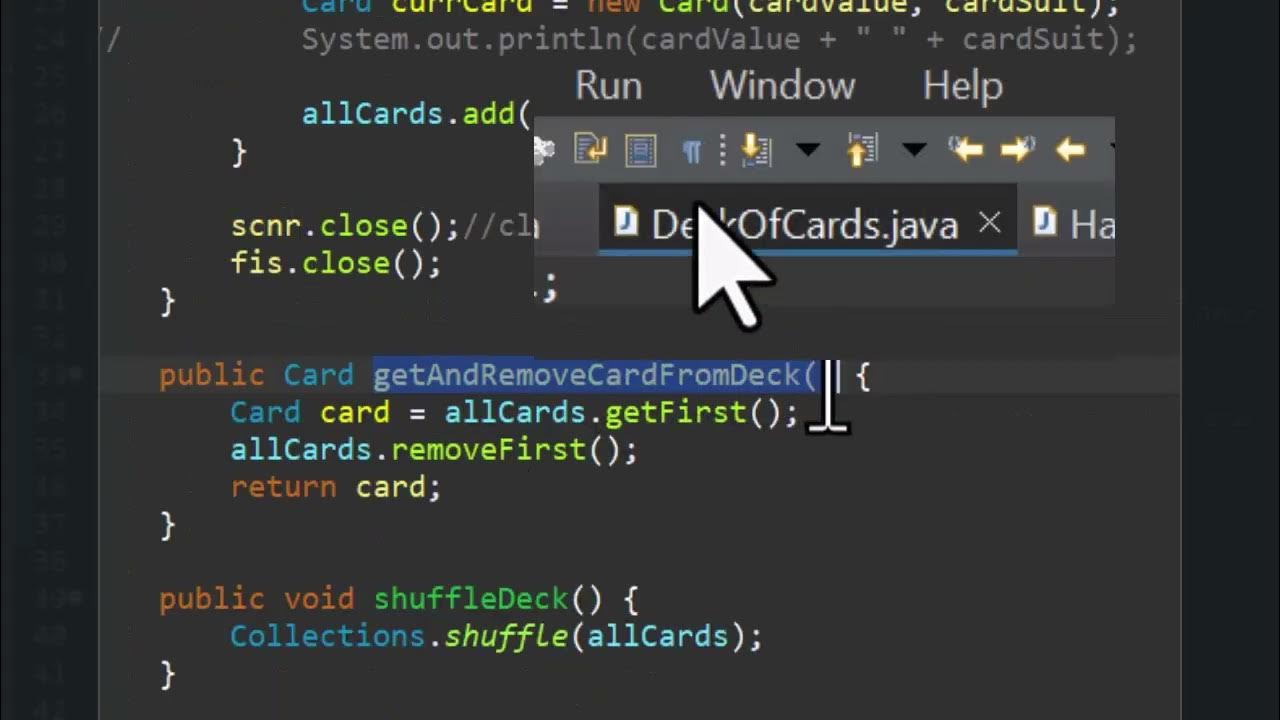 Blackjack Game in Java | Part 3 - YouTube