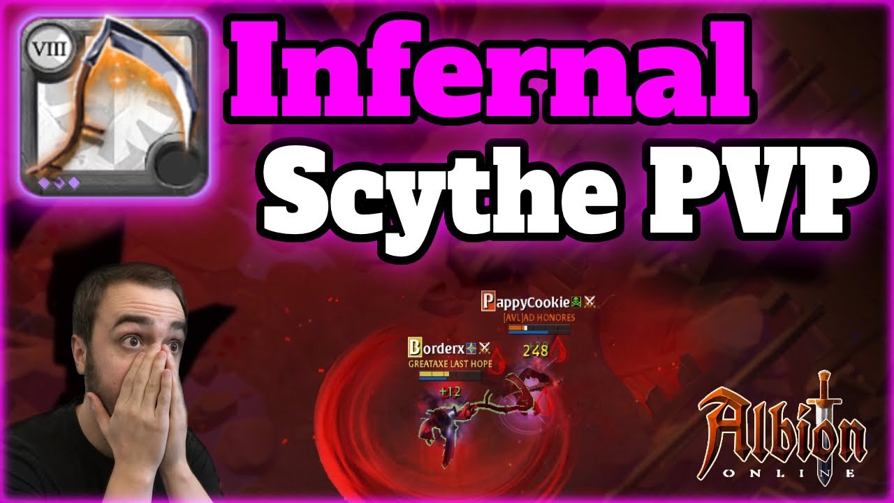 Albion Online Crazy Infernal Scythe PVP Build - YouTube