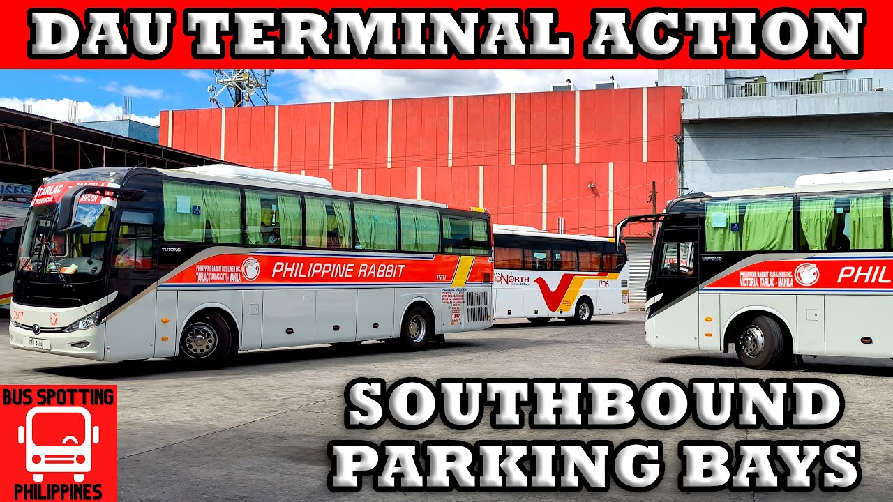 DAU BUS TERMINAL ACTION - SOUTHBOUND PARKING BAYS - YouTube