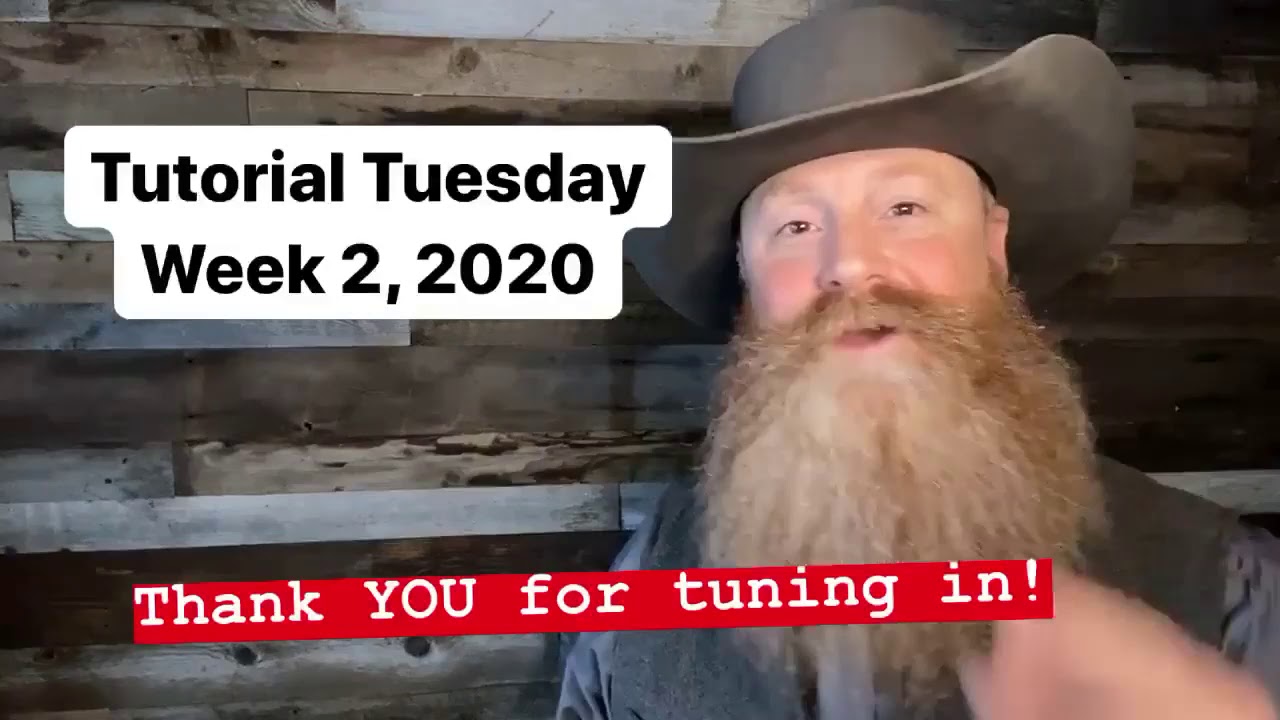 Tutorial Tuesday - Week 02, 2020 - YouTube