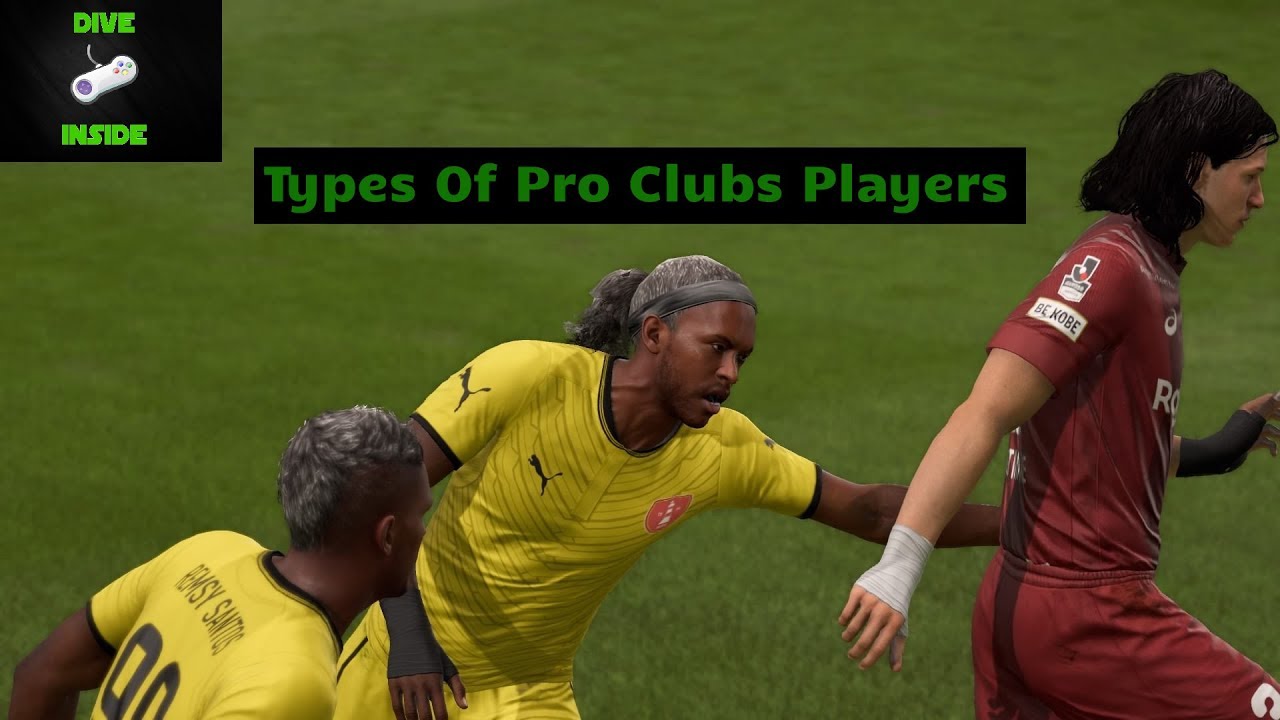 The Types Of Pro Clubs Players In FIFA 20 - YouTube