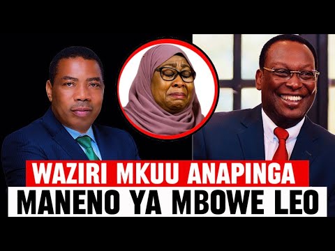 KAULI YA MBOWE IMEMFANYA WAZIRI MKUU KUCHUKIA MSIBA WA LEO - YouTube