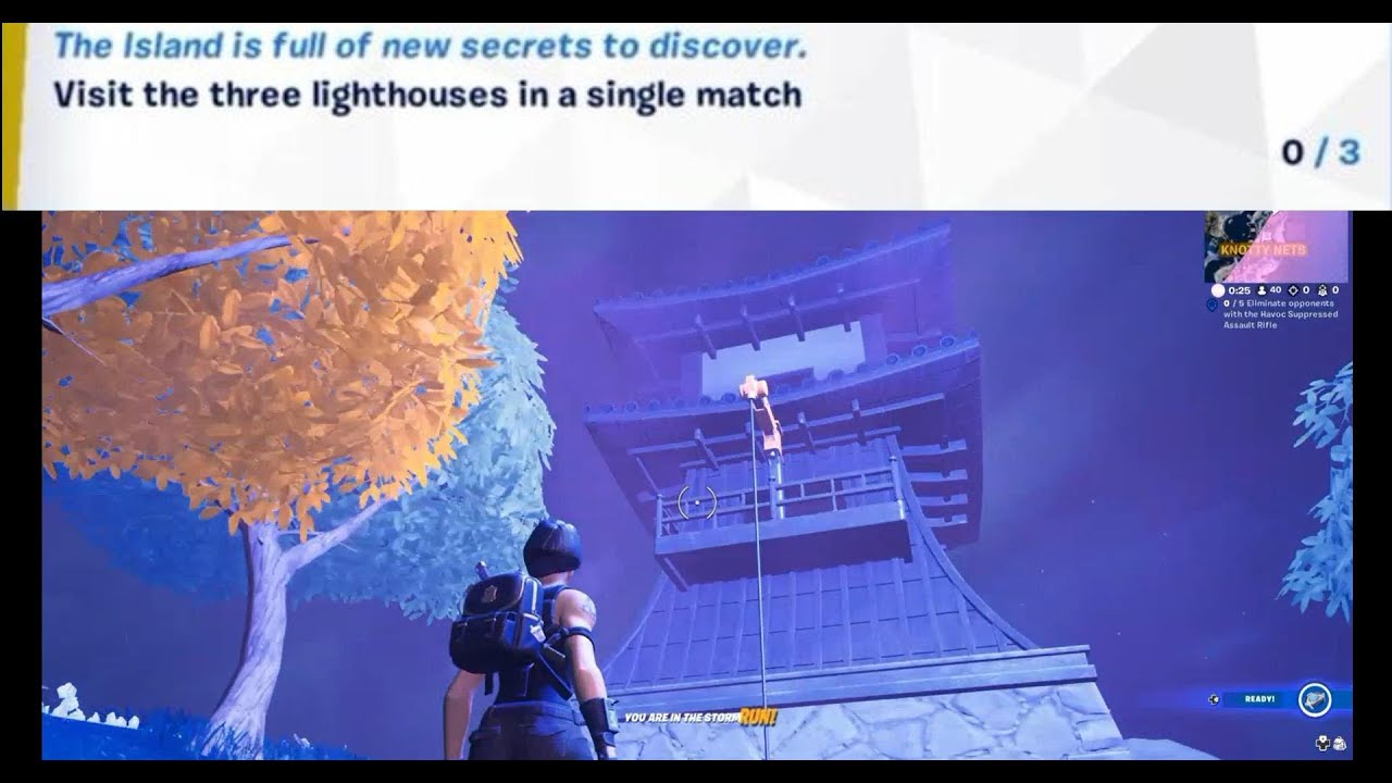 Fortnite - Visit the three Lighthouses in a single match - YouTube