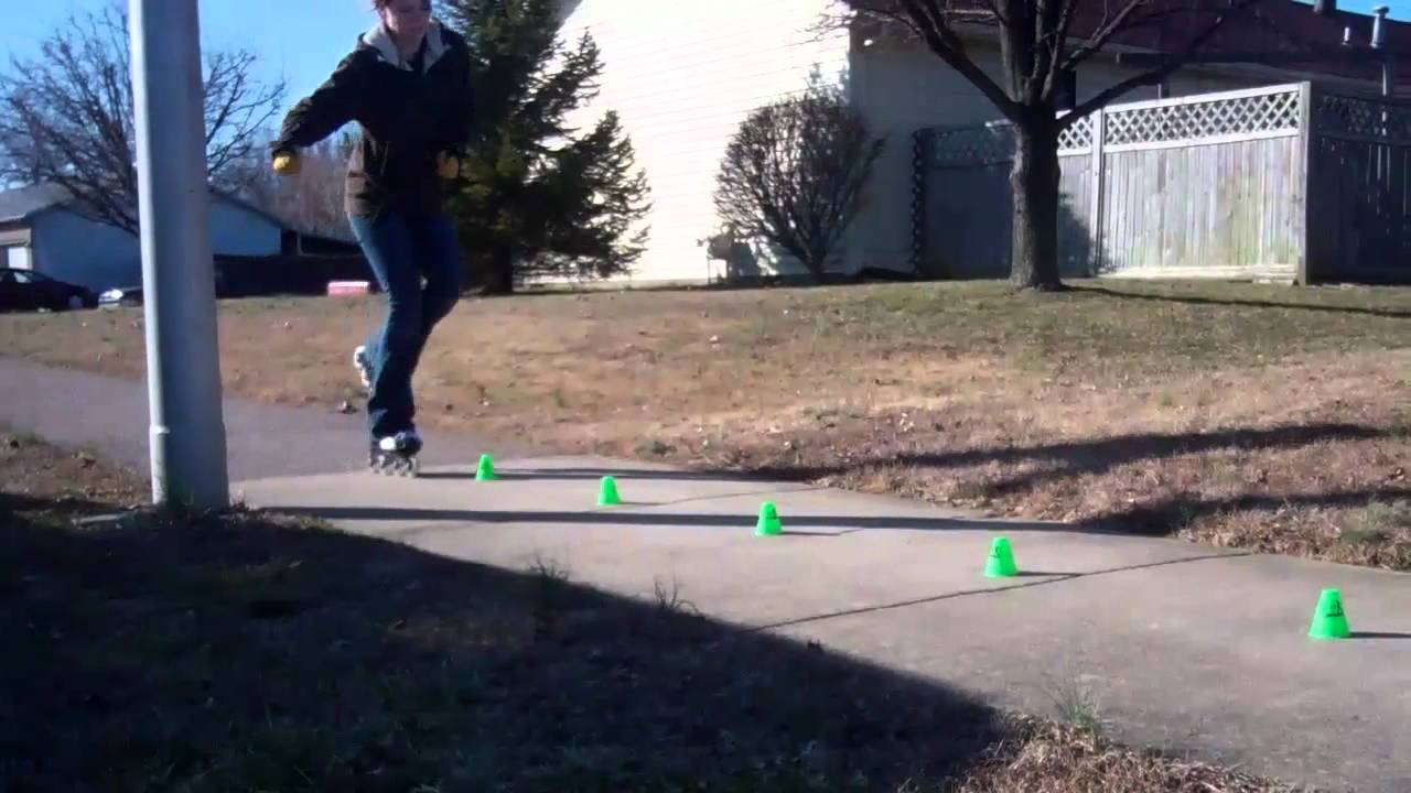 Right foot forward-My First Slalom Video - YouTube