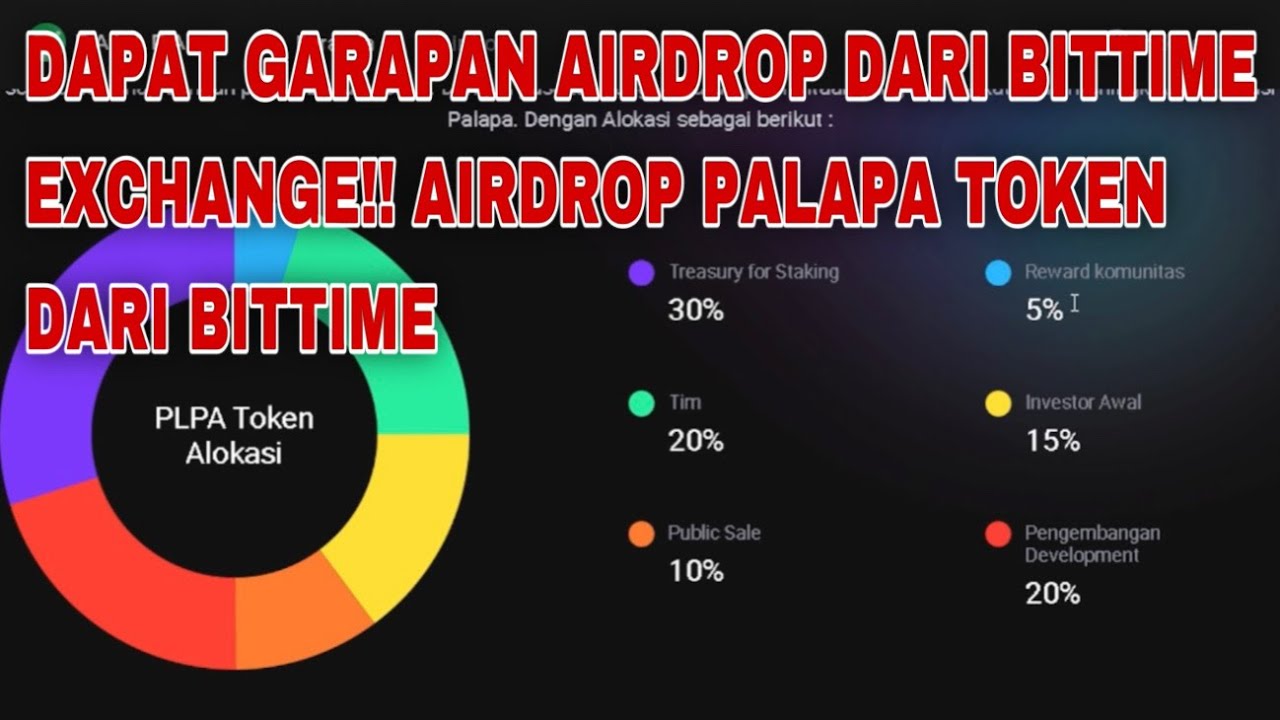 DAPAT GARAPAN AIRDROP DARI BITTIME EXCHANGE!! AIRDROP PALAPA TOKEN DARI ...