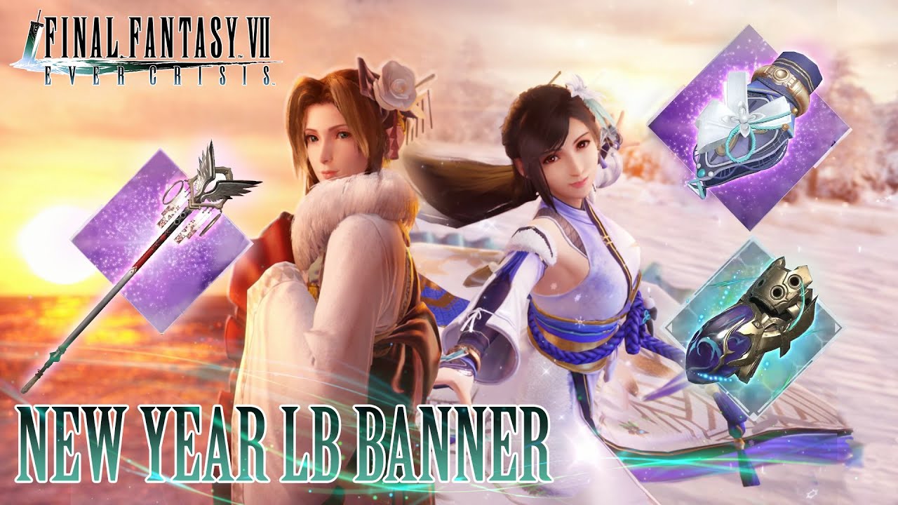 Aerith and Tifa New Year's Limit Break banner review || Final Fantasy ...