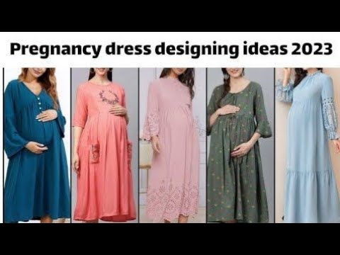 pregnant woman dress design/frock design/summer frock design/open frock ...