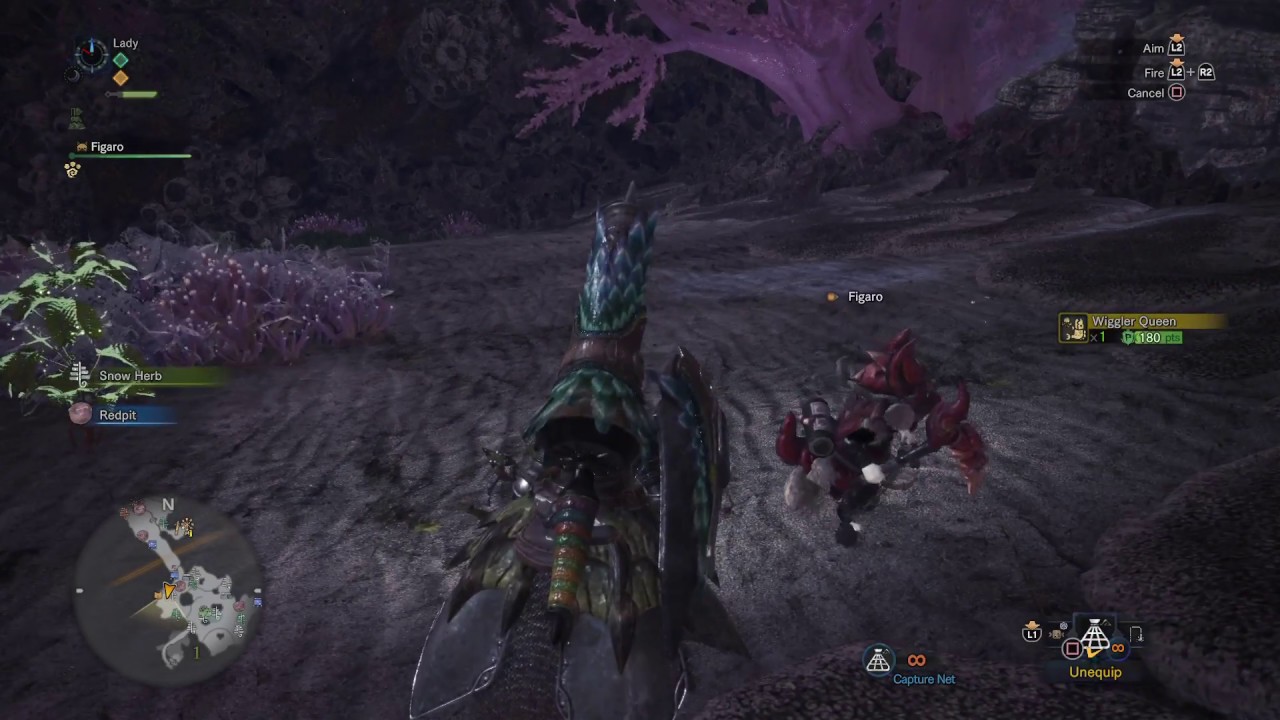 Monster Hunter World Critters: Wiggler Queen - YouTube