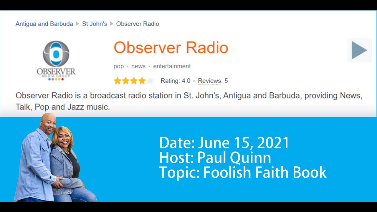 Interview with Observer Radio/Voice of the People: June 15, 2021 - YouTube