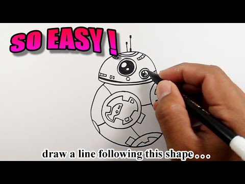 How to draw a star wars droid | Easy Drawings - YouTube