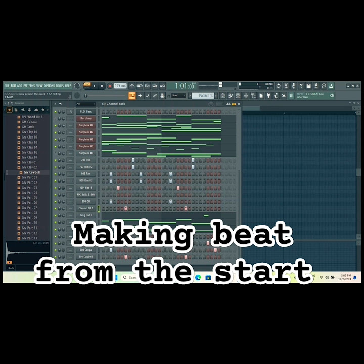 Making beat from the start - YouTube