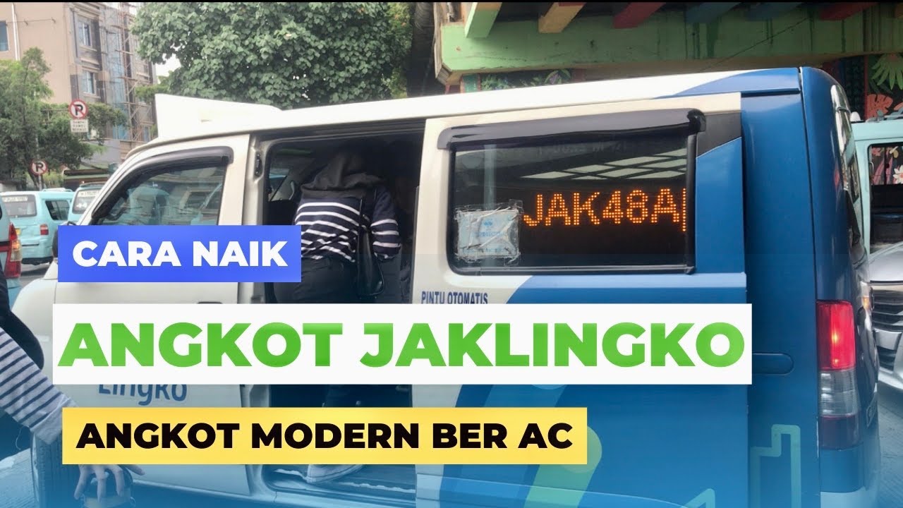 Cara Naik Angkot Jaklingko | Angkot Modern Gratis Ber AC di Jakarta ‼️ ...