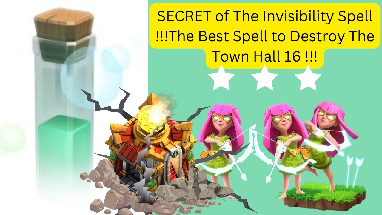 SECRET of The Invisibility Spell !!!The Best Spell to Destroy The Town ...