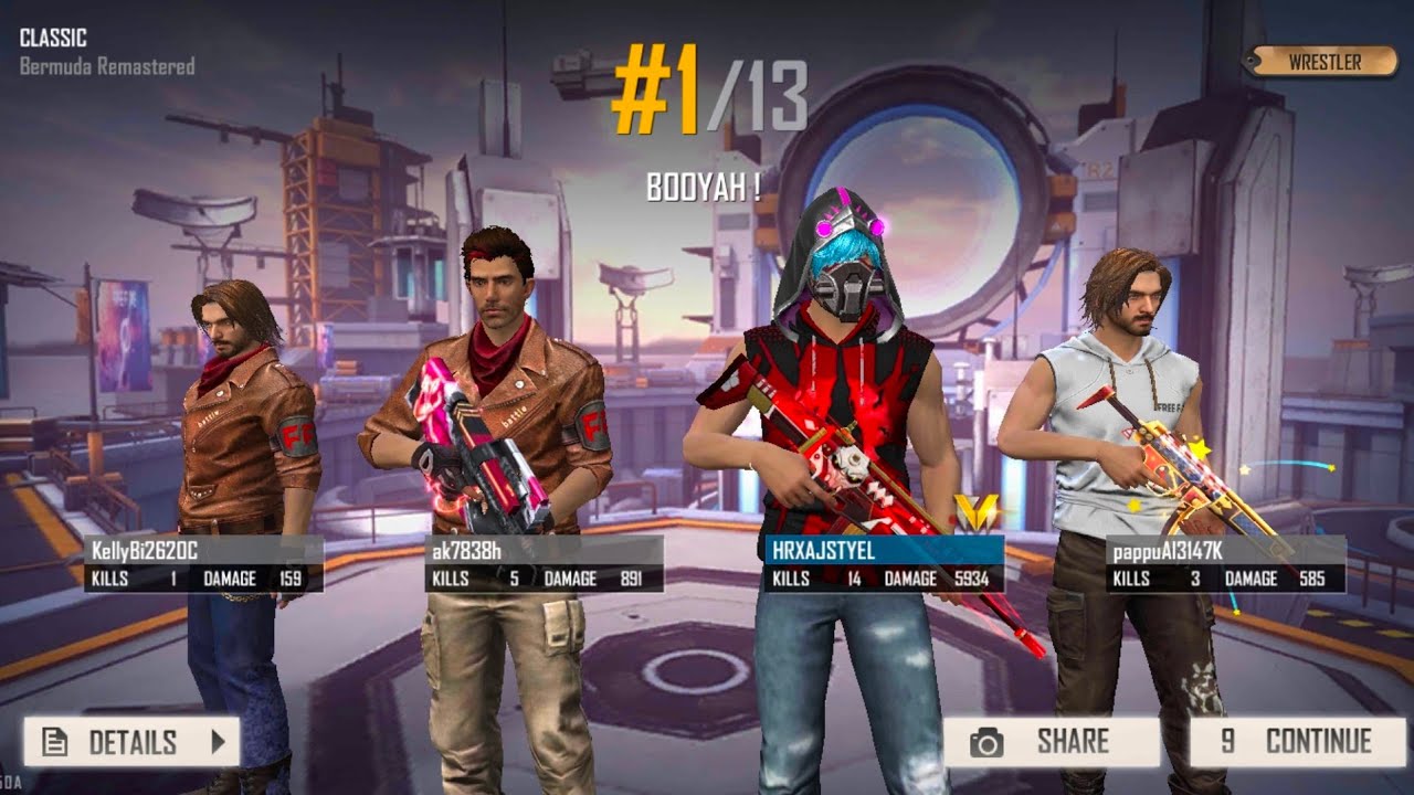 Garena Free Fire - Kill 14 Enemy - YouTube