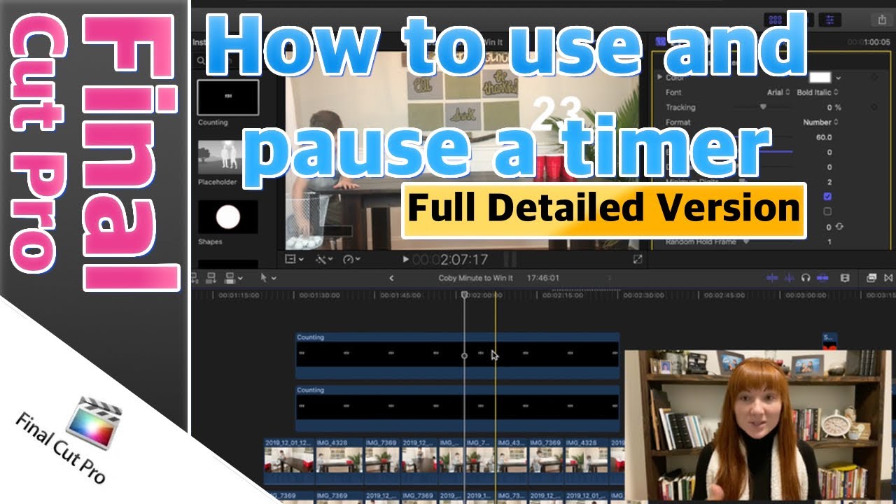 Detailed Version | How to Use the Counting Element | Final Cut Pro ...