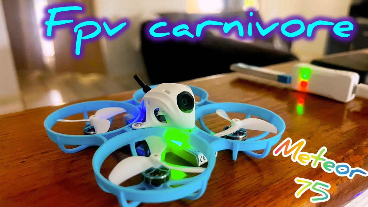 First flight INSIDE with my new meteor 75 pro - YouTube