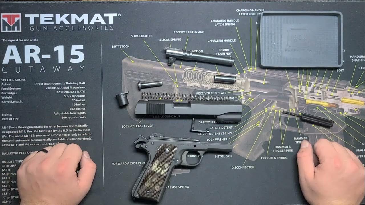 1911 Government: How to Field Strip | Disassembly & Reassembly - YouTube