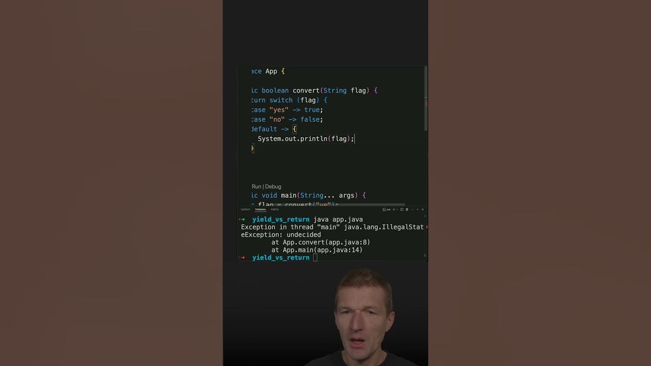 The Use Case for "yield" in Switch Expressions #java #shorts #coding #airhacks - YouTube