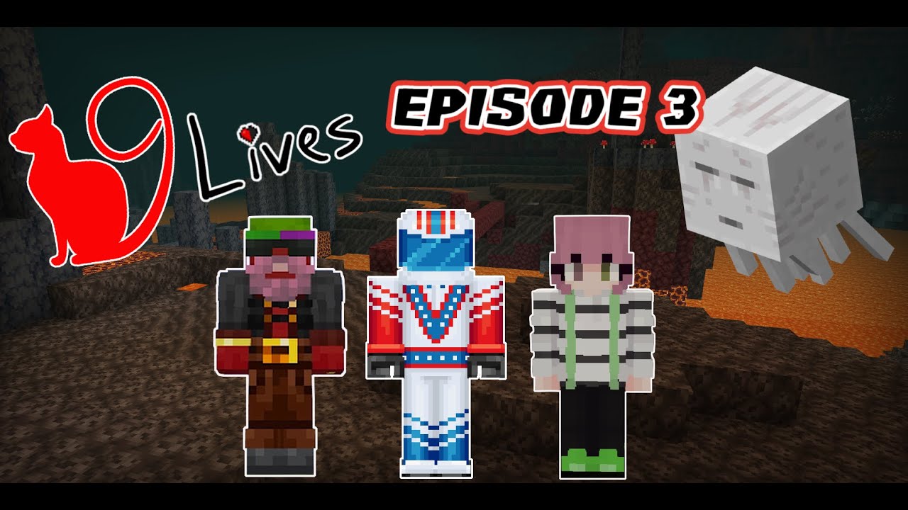9 Lives Episode 3 - Nether Escapades - YouTube