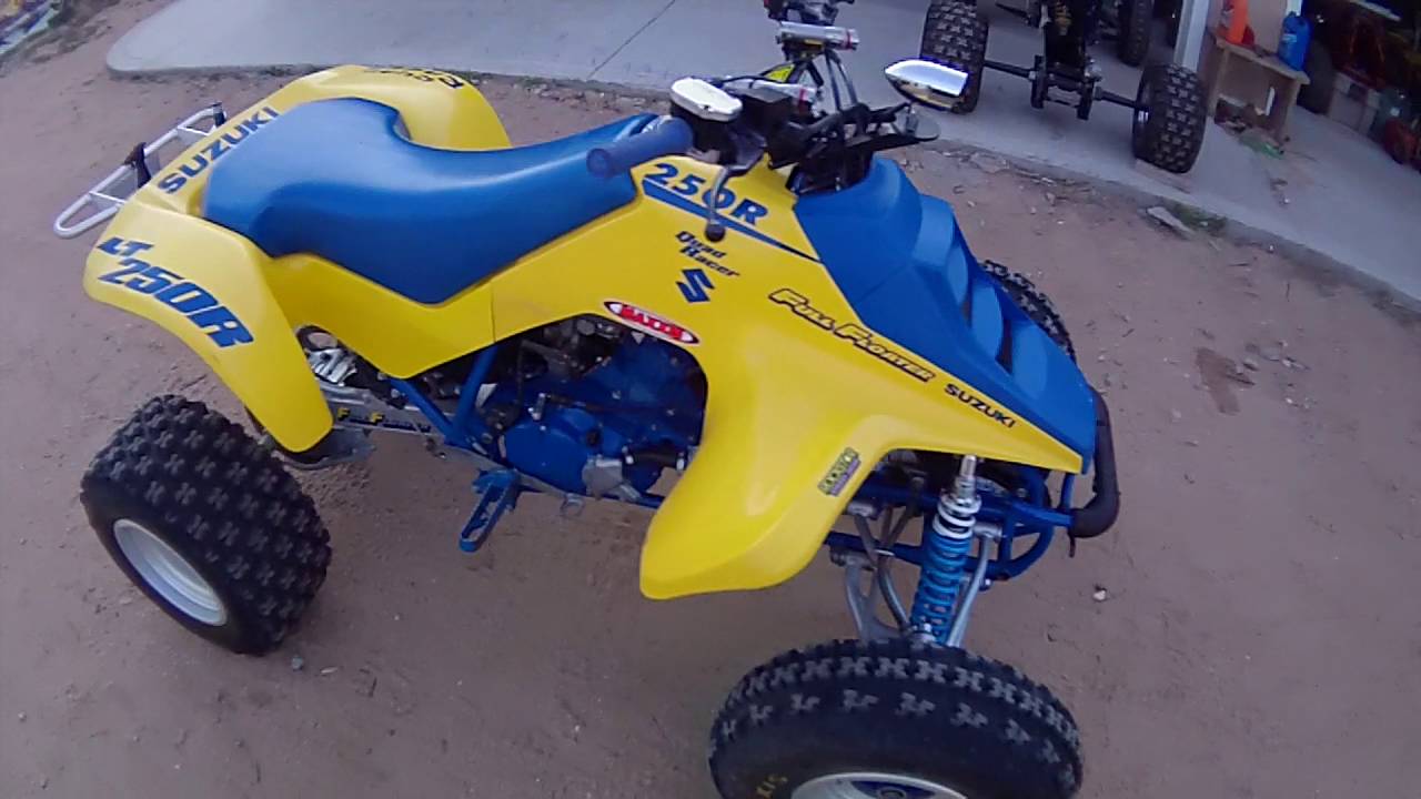 Q-lab Project David's 87 LT250R Quadracer Test Ride Pt 1 - YouTube