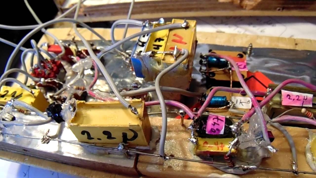 Construction techniques from audio amplifiers:2 = ground loop HUM Demo ...