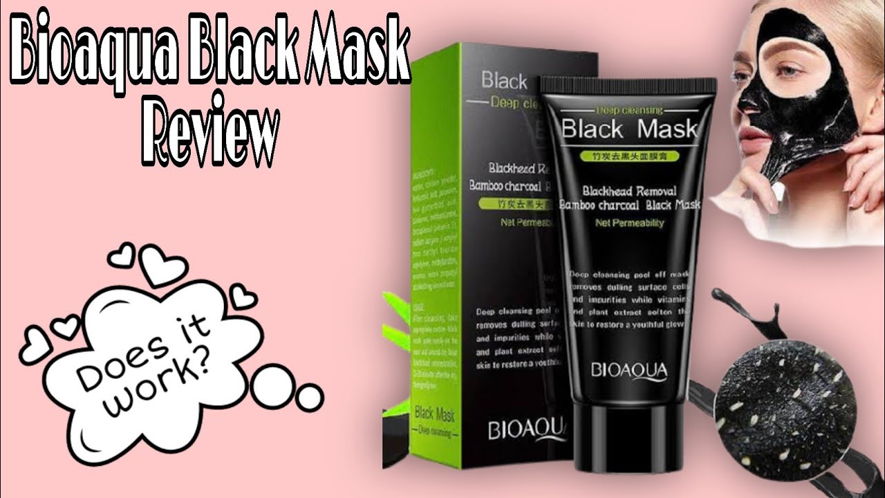 Bioaqua Black Mask Review|How to use Black Mask|how to remove ...