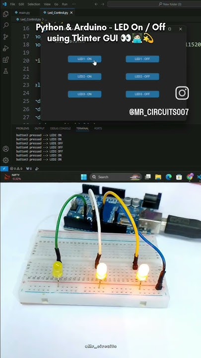 led glow with arduino #viral #shorts - YouTube