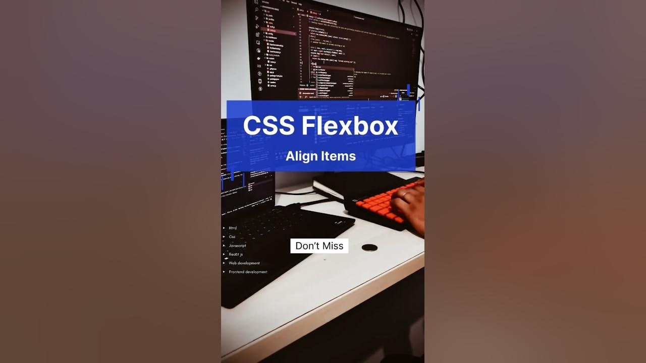 Align Items in Flexbox Introduction | CSS #shorts #frontend #html5 #skills - YouTube