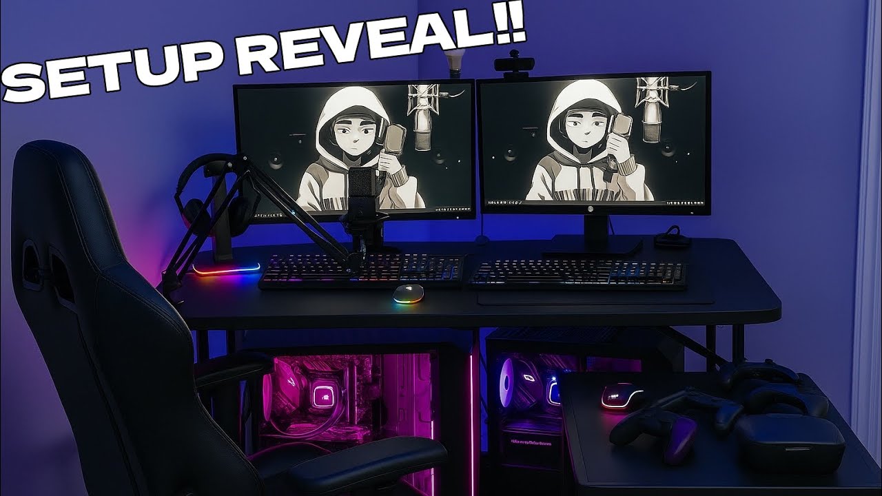 Gaming Setup / Room Tour Reveal (Dual Pc Setup)‼️🤯 - YouTube