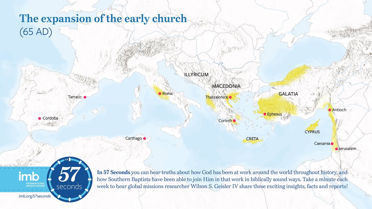 The Expansion of the Early Church - 57 Seconds - S1E12 - YouTube