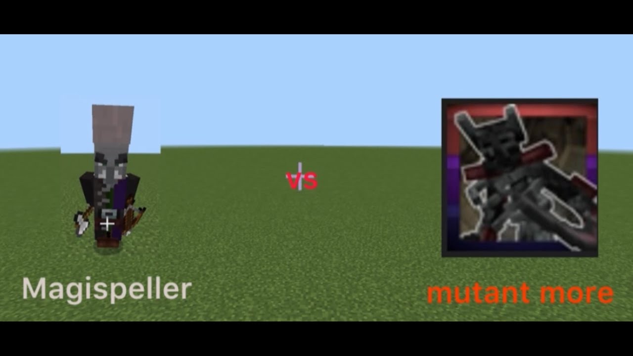 Magispeller vs Mutant More Addon (Minecraft) - YouTube