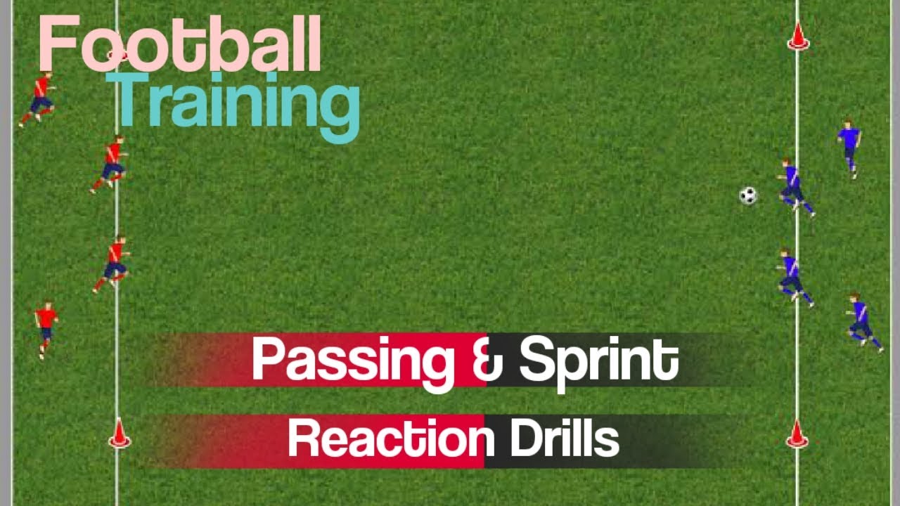 Latihan Passing & Sprint Reaction Drill - fstraining tv - YouTube