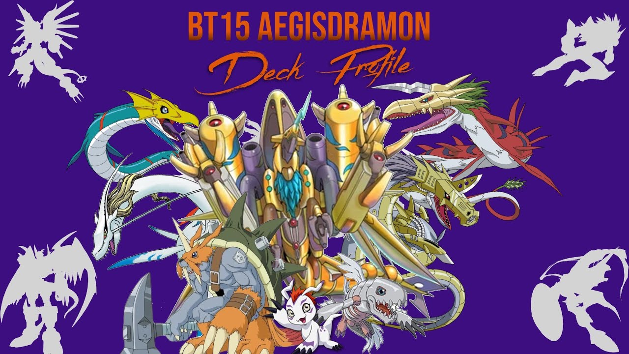 Digimon TCG BT15 Aegisdramon Deck Profile - YouTube