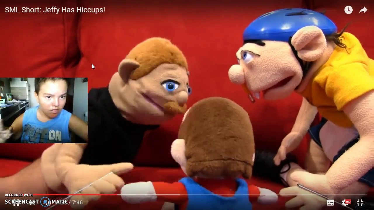 SML Short: Jeffys Hiccups REACTION! - YouTube