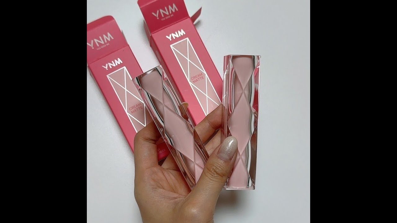 YNM Cream Matte #05 or #03 & Cotton Candy Hair Clip - YouTube