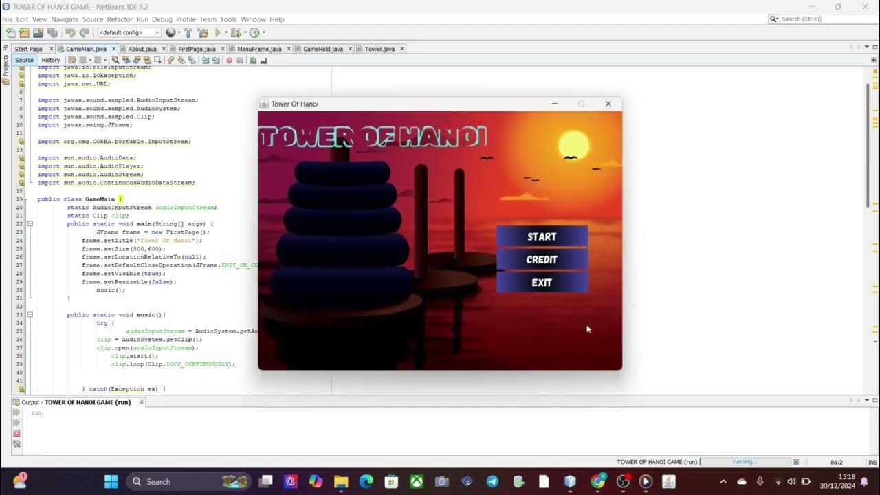 Tower Of Hanoi Game - YouTube