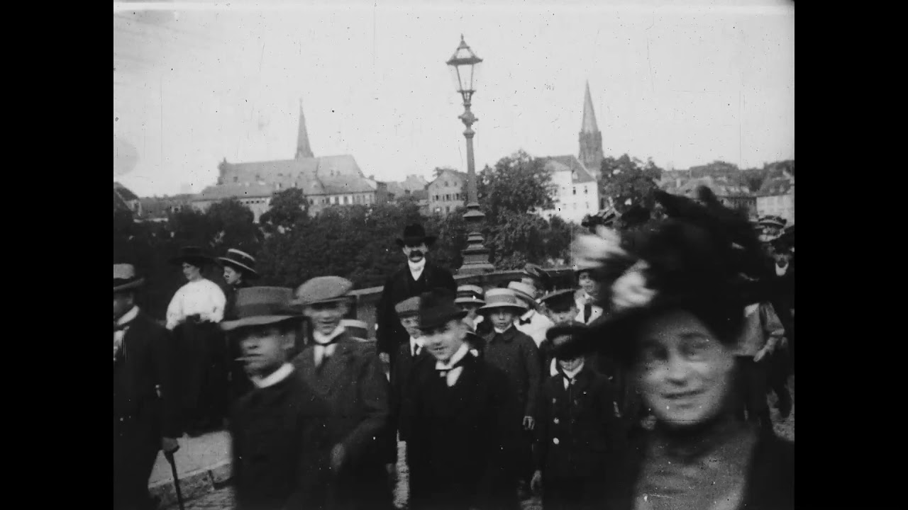 Aschaffenburg / Mainbrücke, um 1910/1914 - YouTube