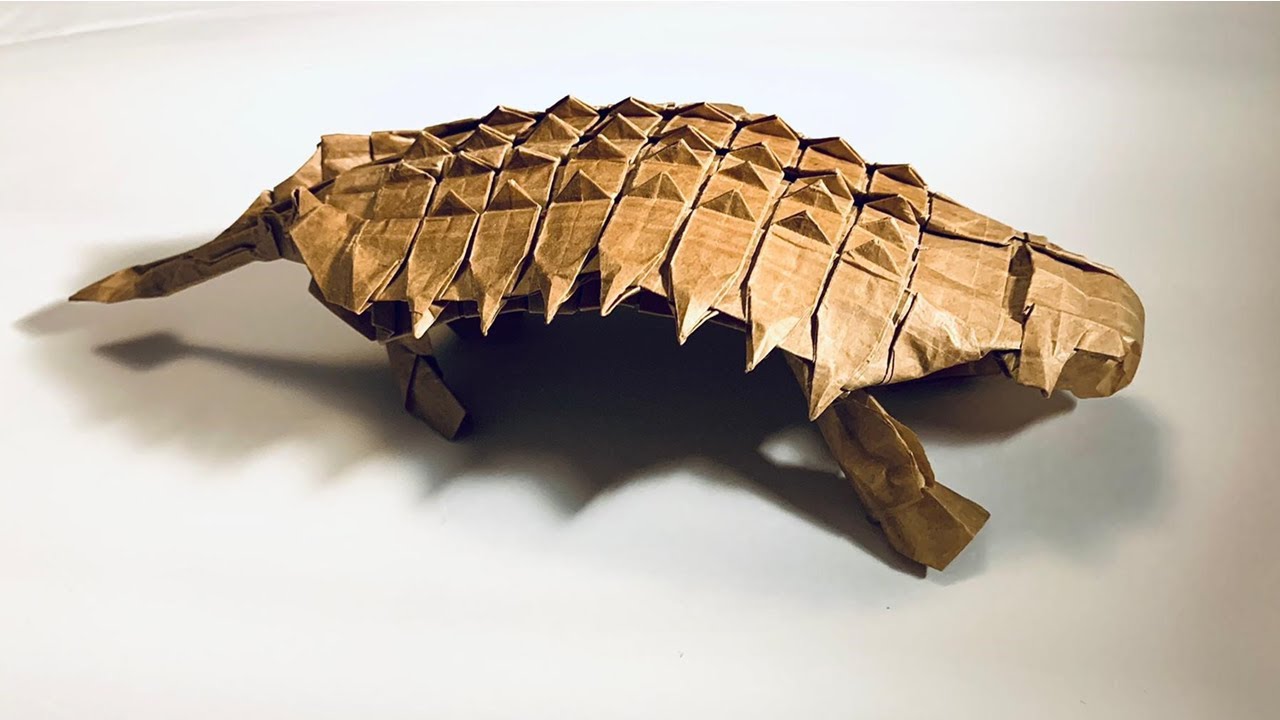 Origami Ankylosaurus Time Lapse | by Ronald Koh - YouTube