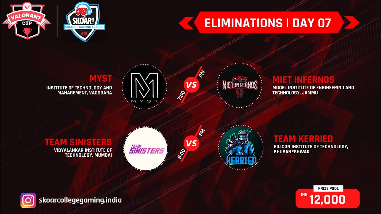 Day 7 of SKOAR! College Gaming League's #ValorantCup! - YouTube