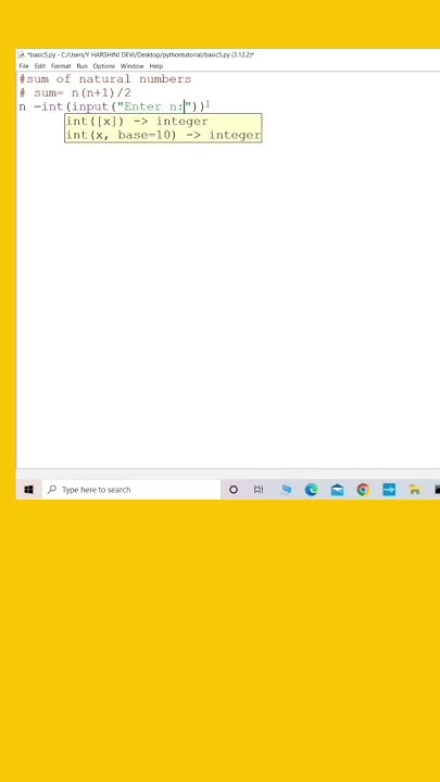 Sumofnterms Basiccoding Pythonshortscodingquizpythonforbeginnersbtechprogramming 