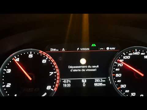 0 à 100 km/h en AUDI RS6 620 ch