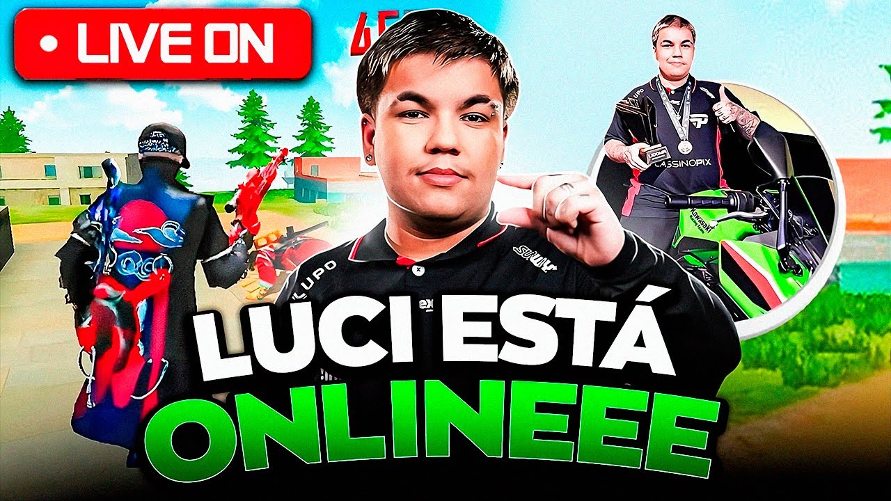 LIVE ON 🔴JOGANDO DIARIO 💚LUCI FF💚 ft pepao jaya deusa - YouTube